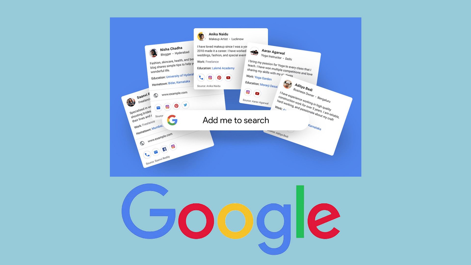 Indian users can now create virtual visiting cards on Google